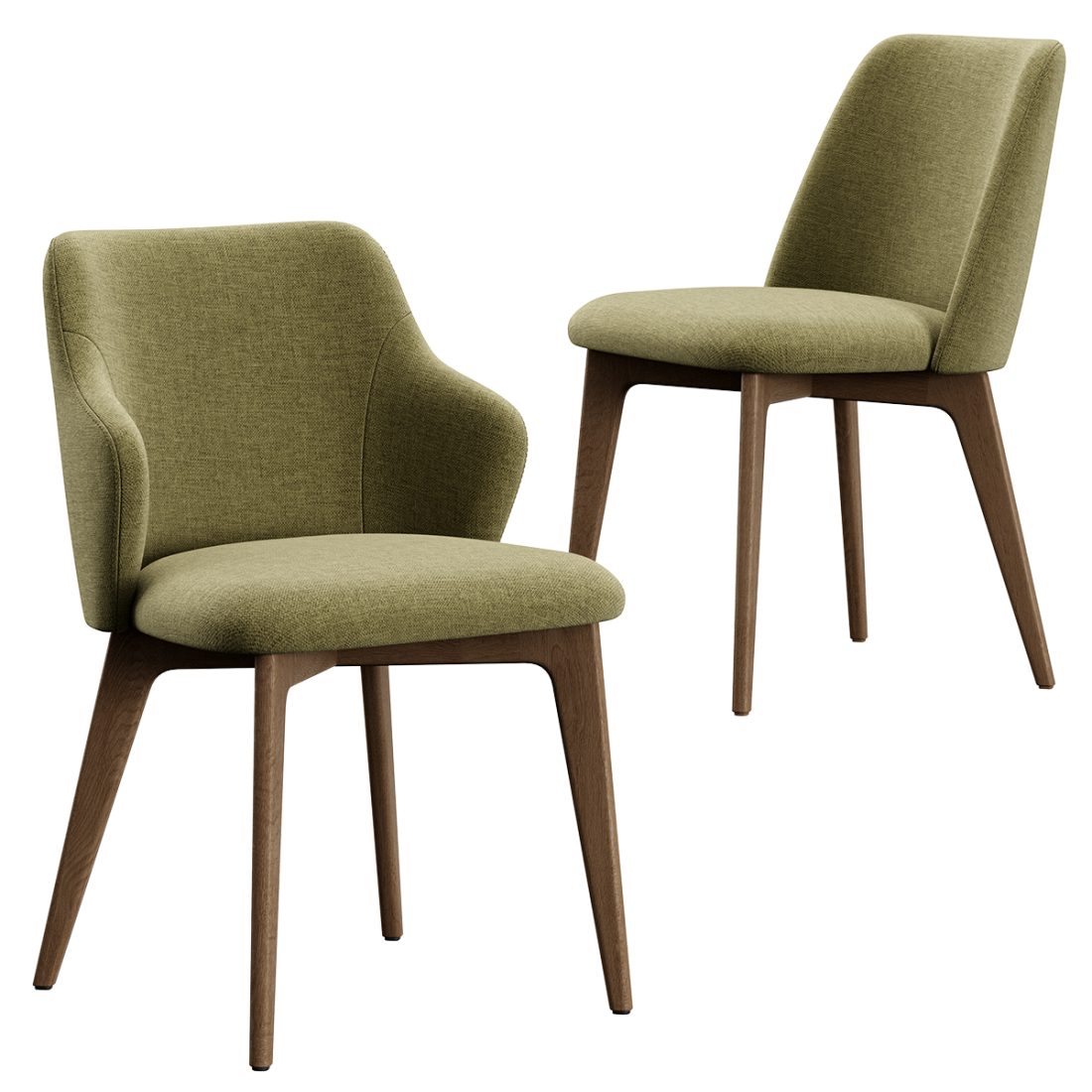 Chair Bono Table Twist - 3D Model for Corona