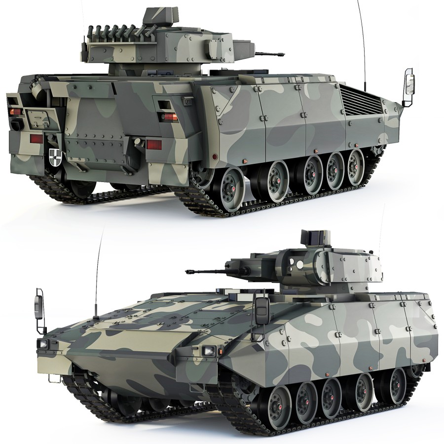 Puma A Ifv 2009 - 3D Model for VRay