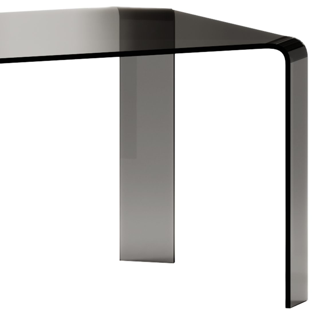 Fiam Italia Ragno Rectangular Glass Table - 3D Model for Corona