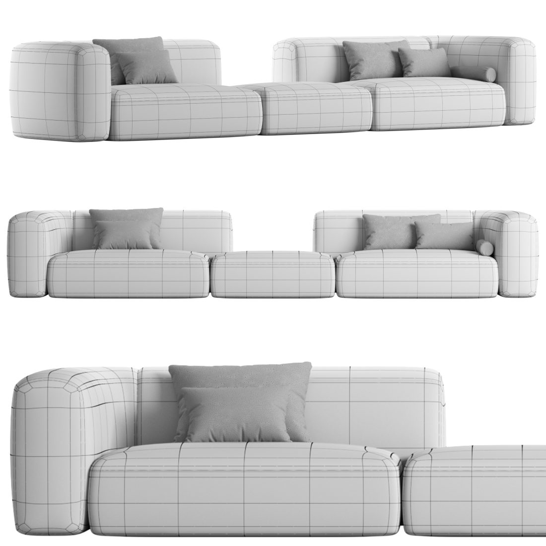 Clara Sofa Baxter 3D Model for Corona | CGMood
