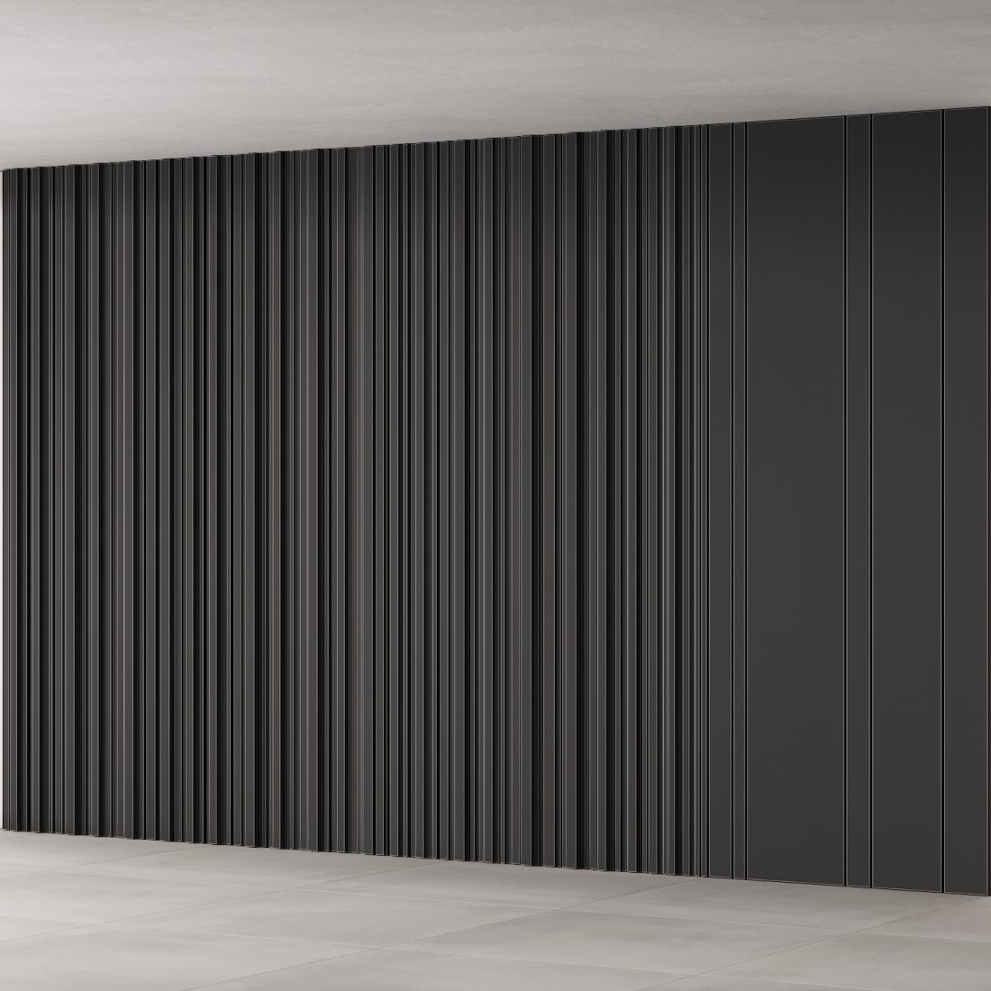 205 Wall Composition 04 Decorative Wall Panel Kit 3D Model for VRay ...