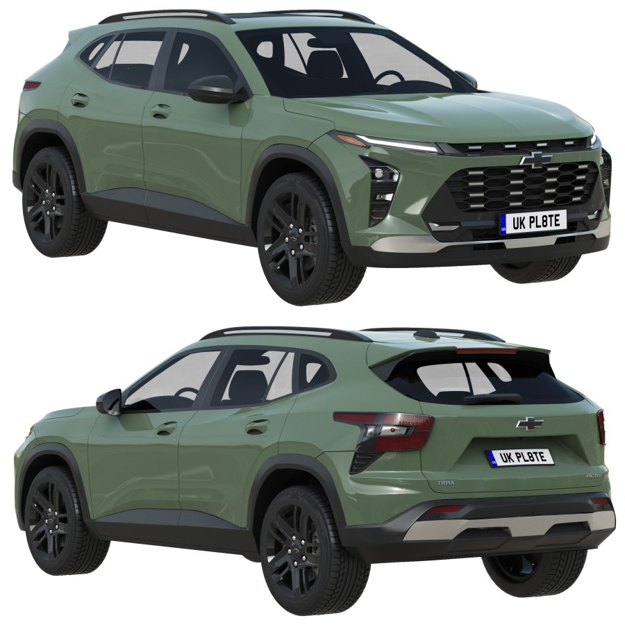 Chevrolet Trax Activ 2024 3D Model for VRay | CGMood