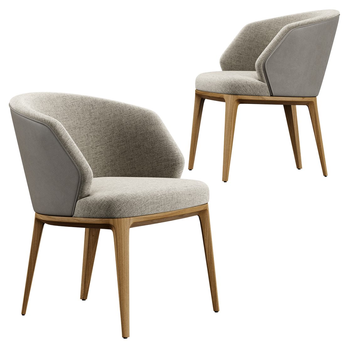 Chair Gest Konyshev Table Twist - 3D Model for Corona