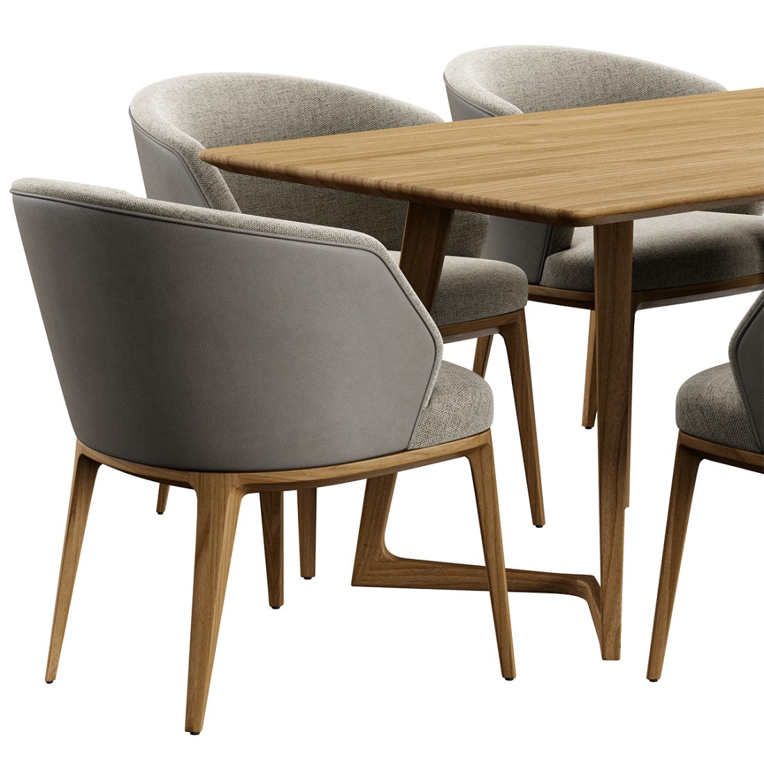 Chair Gest Konyshev Table Twist - 3D Model for Corona
