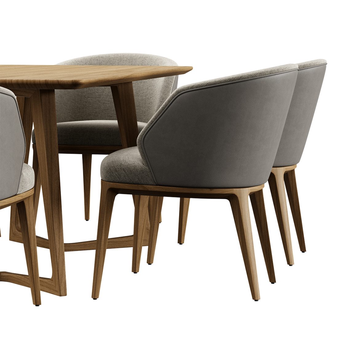 Chair Gest Konyshev Table Twist - 3D Model for Corona