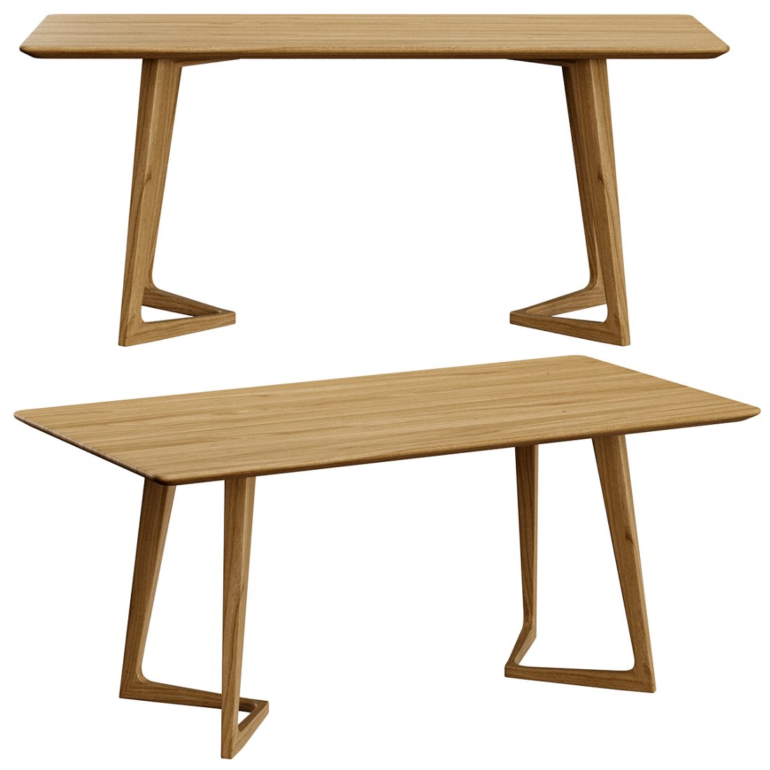 Chair Gest Konyshev Table Twist - 3D Model for Corona