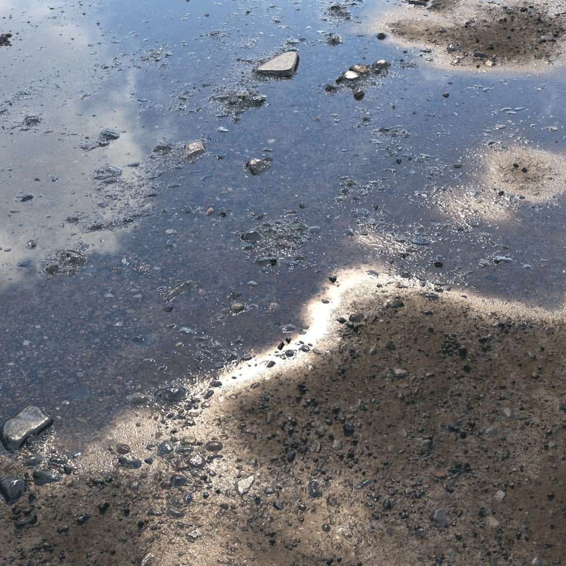 Ground Material With Stones 04 - 3D Model for VRay, Corona