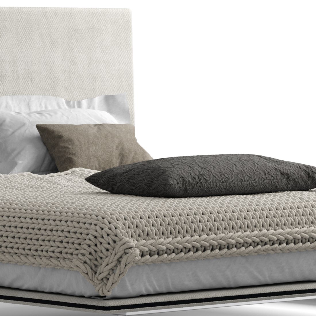Bonaldo Thin Ego Bed - 3D Model for VRay