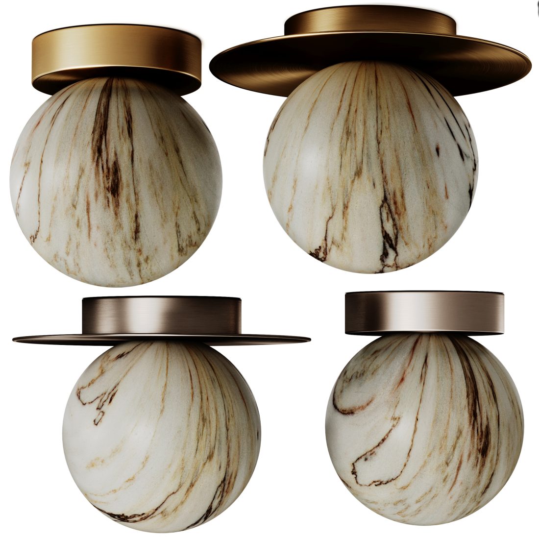 Robin Royal Ceiling Lamps - 3D Model for Corona