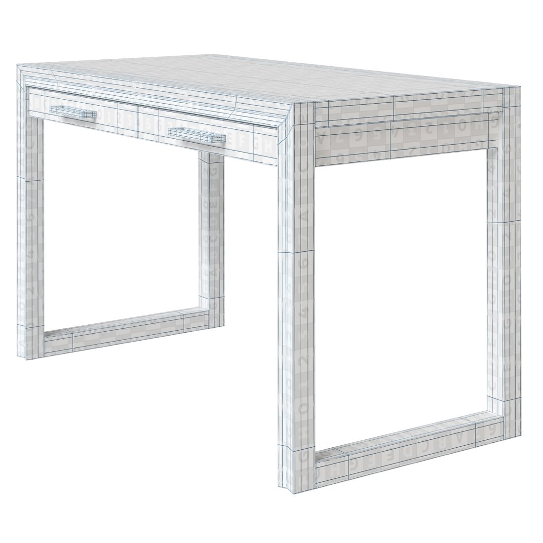 Altura Desk Arris - 3D Model for VRay, Corona