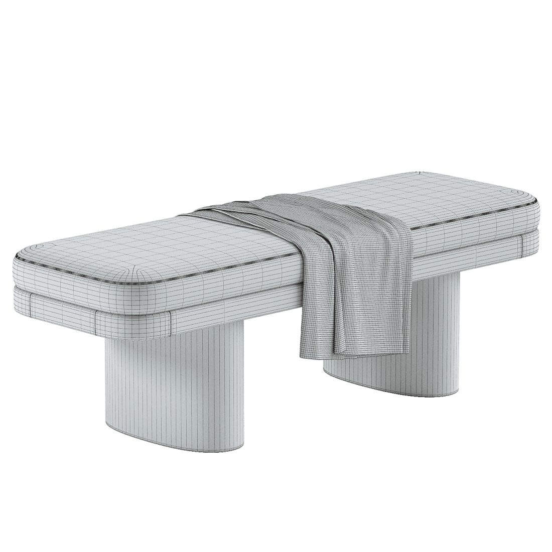 Ollie Bench - 3D Model for Corona