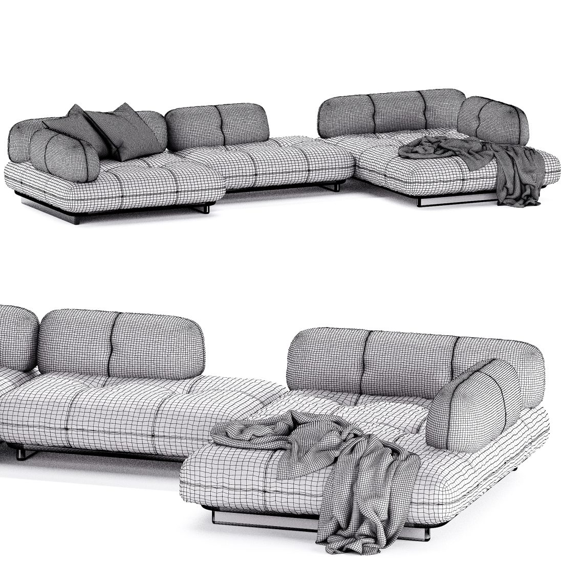 Sofa Safe By Luzaro - 3D Model for Corona