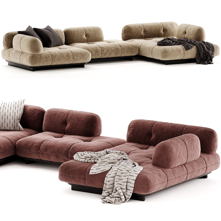 Sofa Safe By Luzaro - 3D Model for Corona