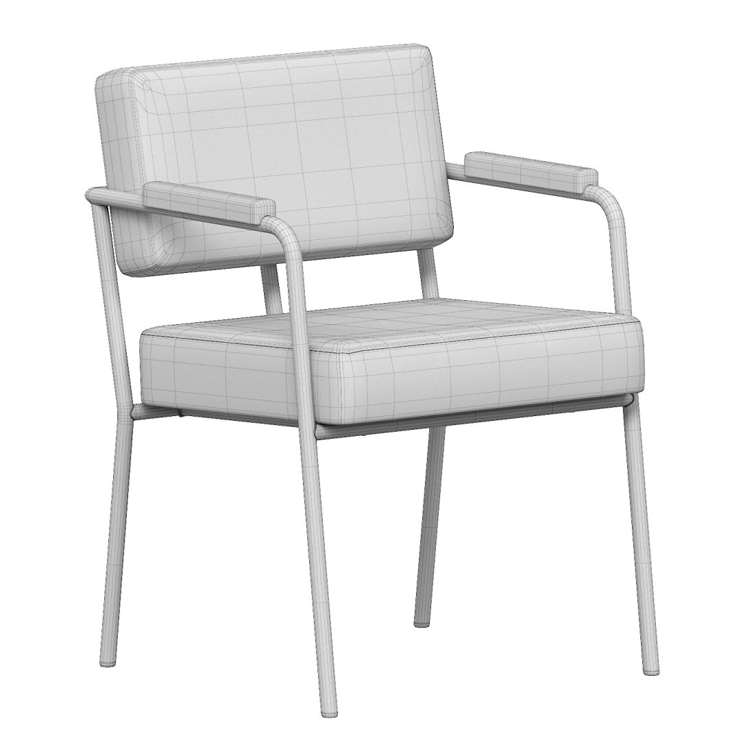Fest Monday Dining Chair With Arms - 3D Model for VRay, Corona