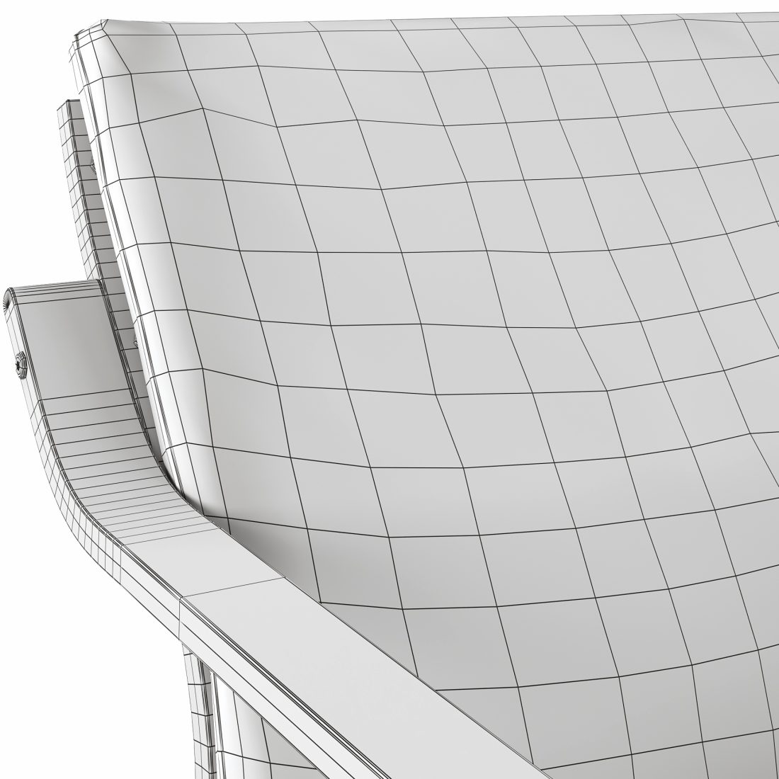 Ikea Poang Low Back Armchair 3D Model for VRay, Corona | CGMood
