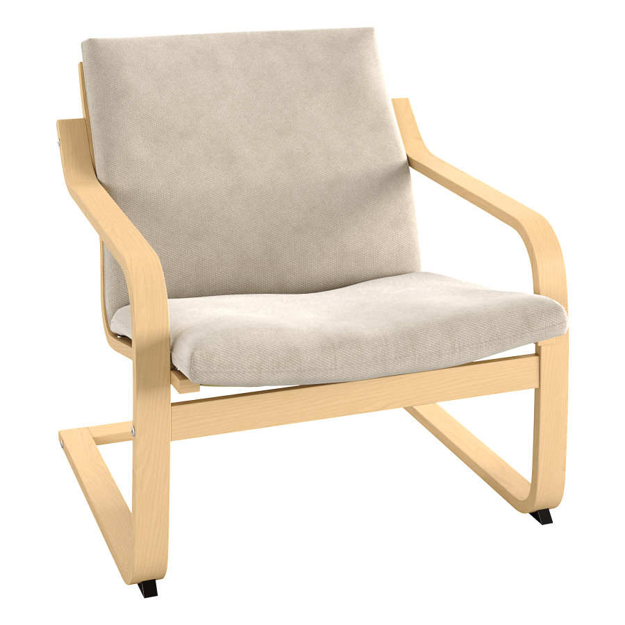 Ikea Poang Low Back Armchair 3D Model for VRay, Corona | CGMood