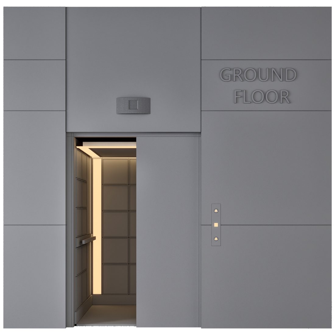 Elevator No6 3D Model for VRay, Corona | CGMood
