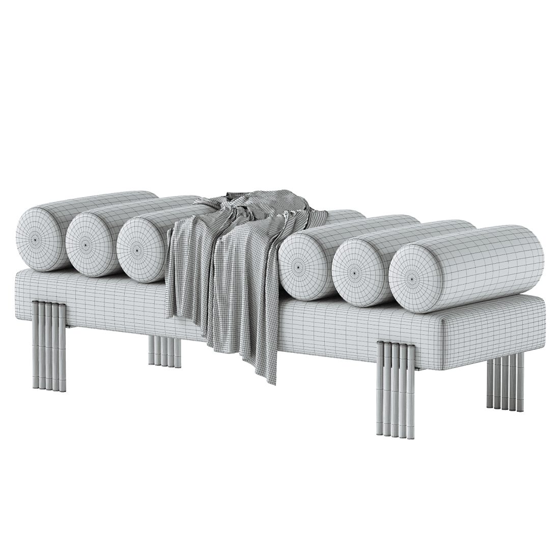 Akeela Bench - 3D Model for Corona