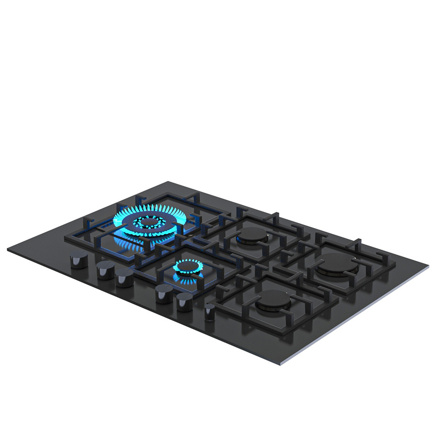 Bosch Gas Hob - 3D Model for VRay