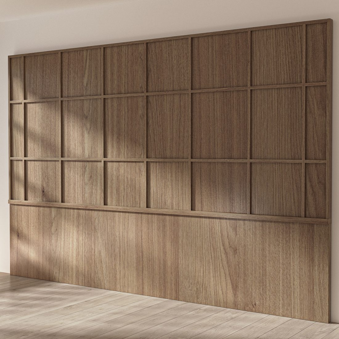 Decorative Wall Panel Composition Bedroom Set 6 3D Model for Corona ...