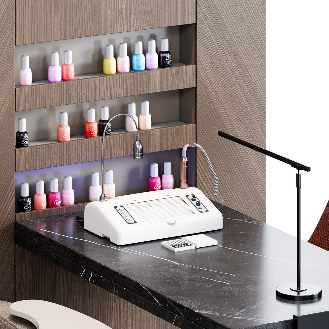 Manicure & Pedicure Area In The Beauty Salon 04 3D Model for VRay ...