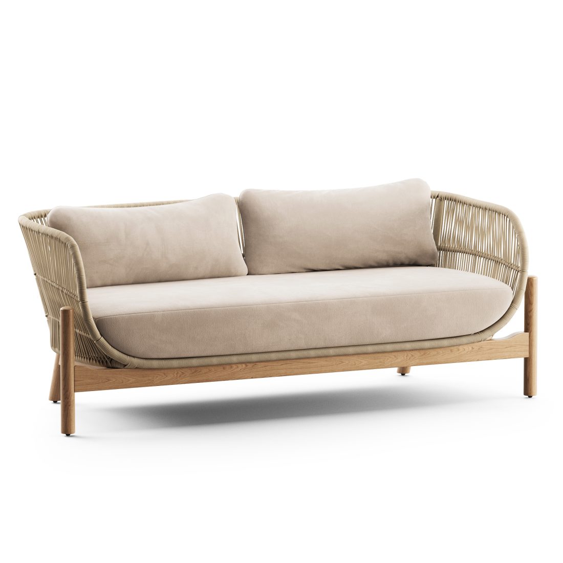 2 Seat Sofa Tulum - 3D Model for Corona