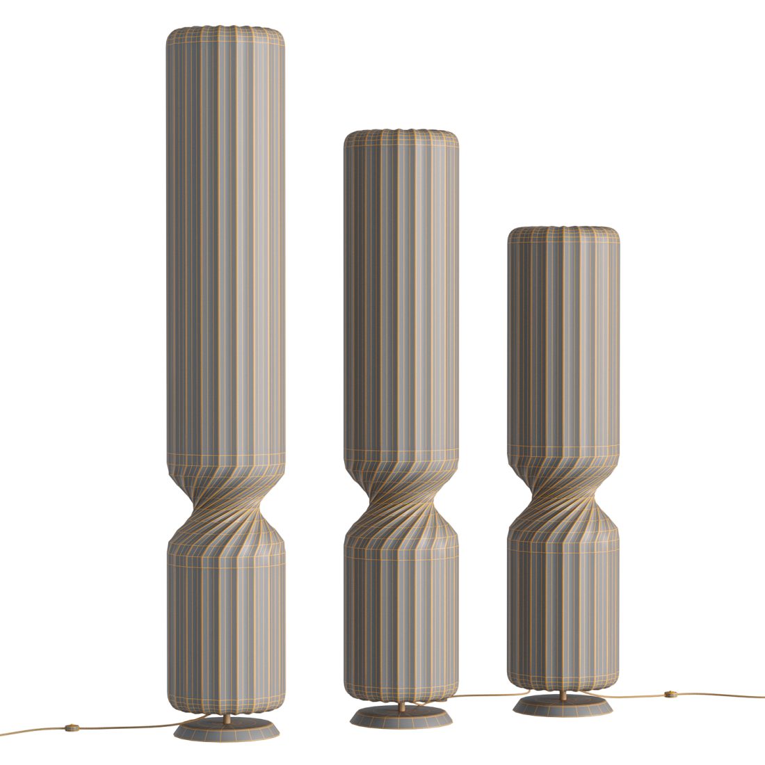 Twist Floor Lamp By Vakkerlight - 3D Model for Corona