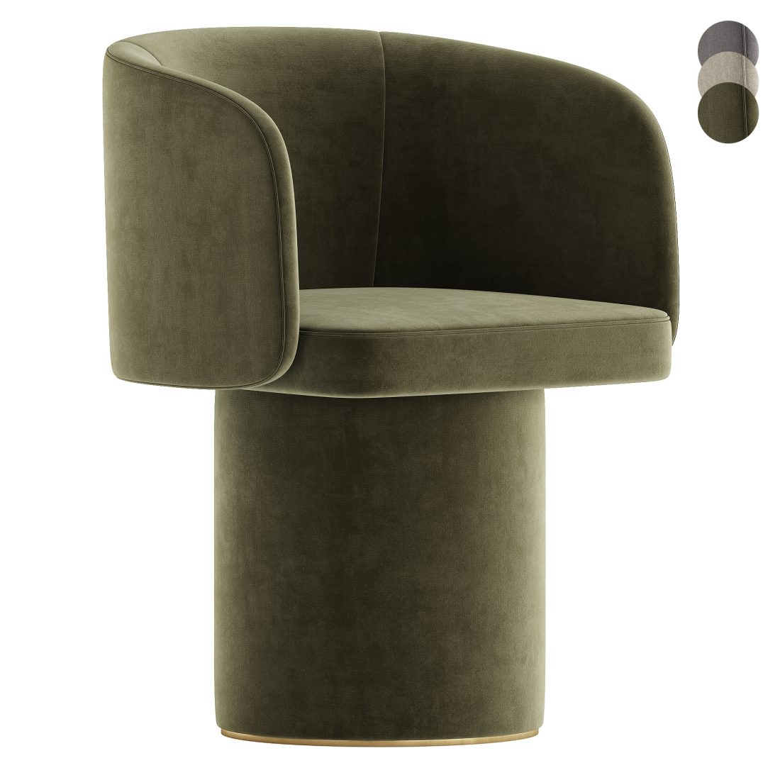 Ditre Italia Billie Chair - 3D Model for VRay, Corona