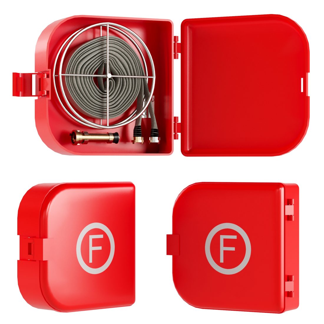 Fire And Security Equipment - 3D Model for VRay, Corona