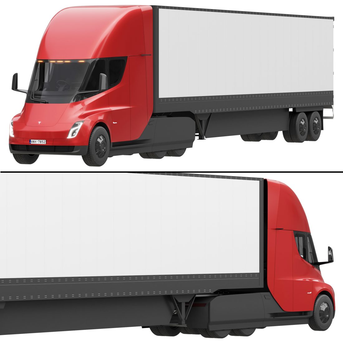Tesla Semi 3D Model for Corona | CGMood