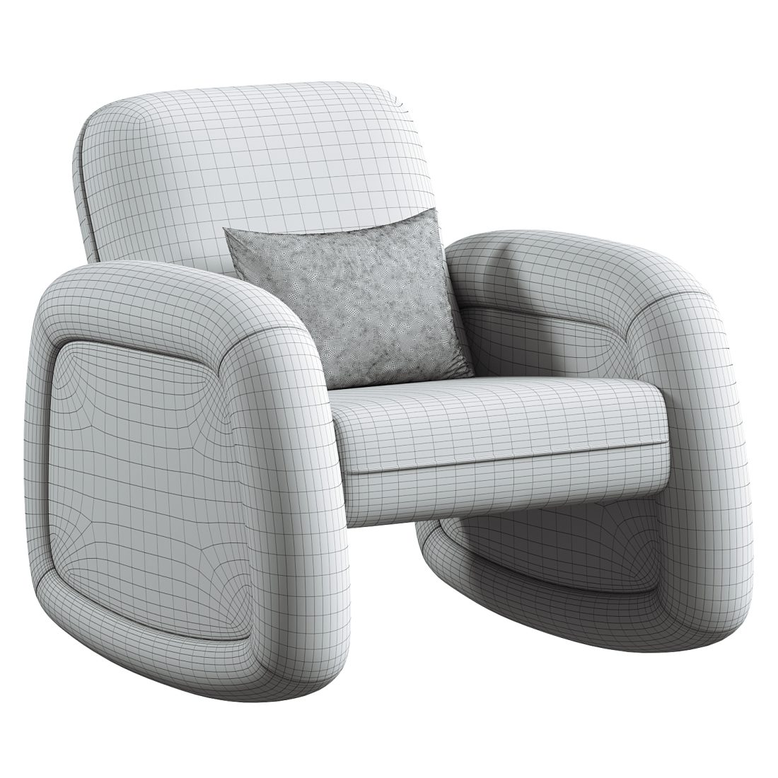 Bucatini Rocker - 3D Model for Corona