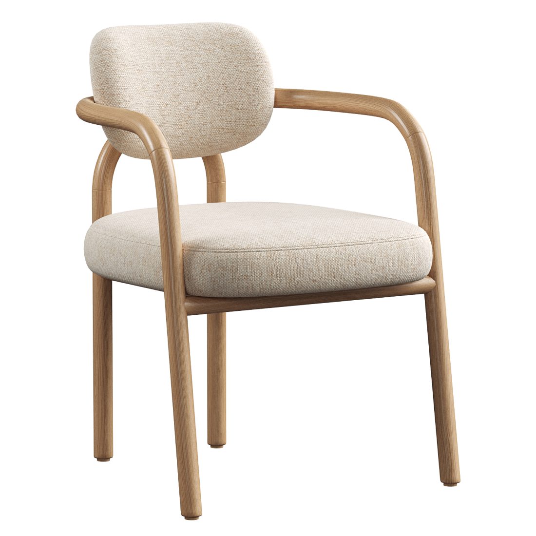 Trivan Dining Chair 3D Model for Corona | CGMood