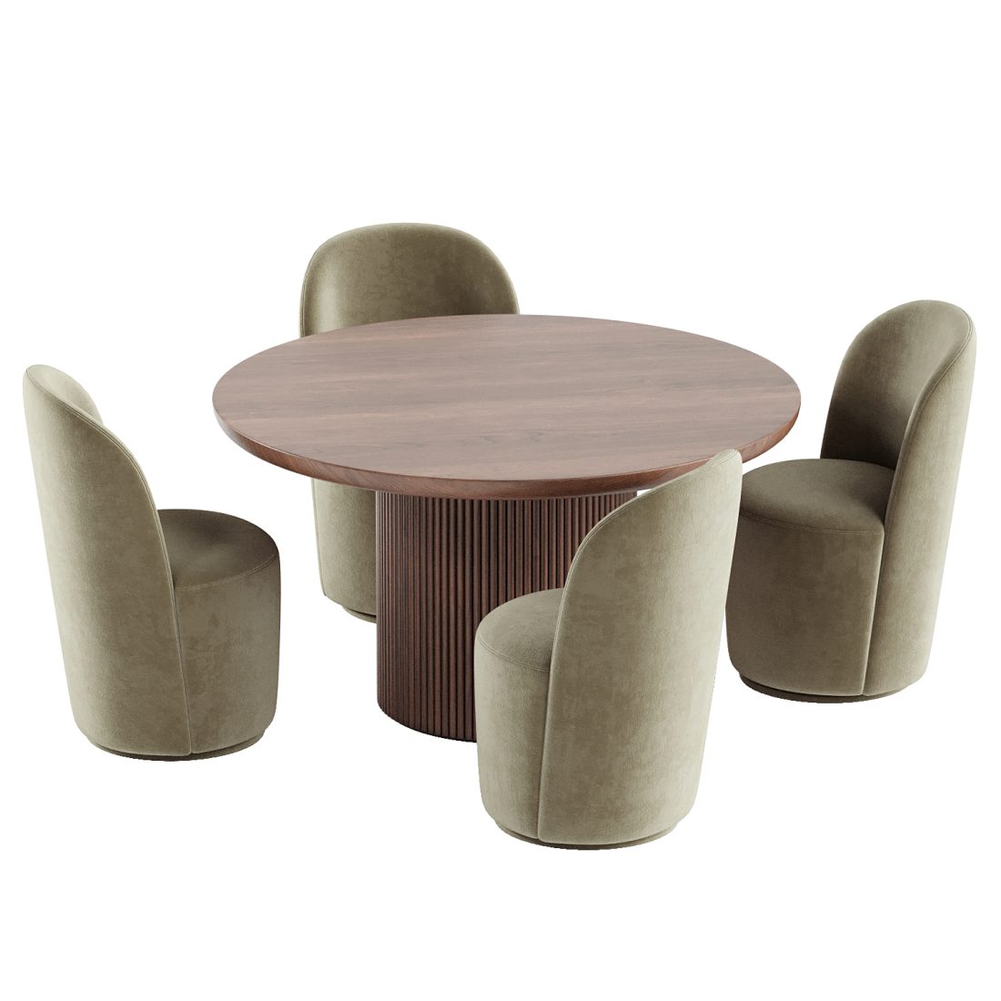 Kendall Chair & Siren Table 3D Model for Corona | CGMood