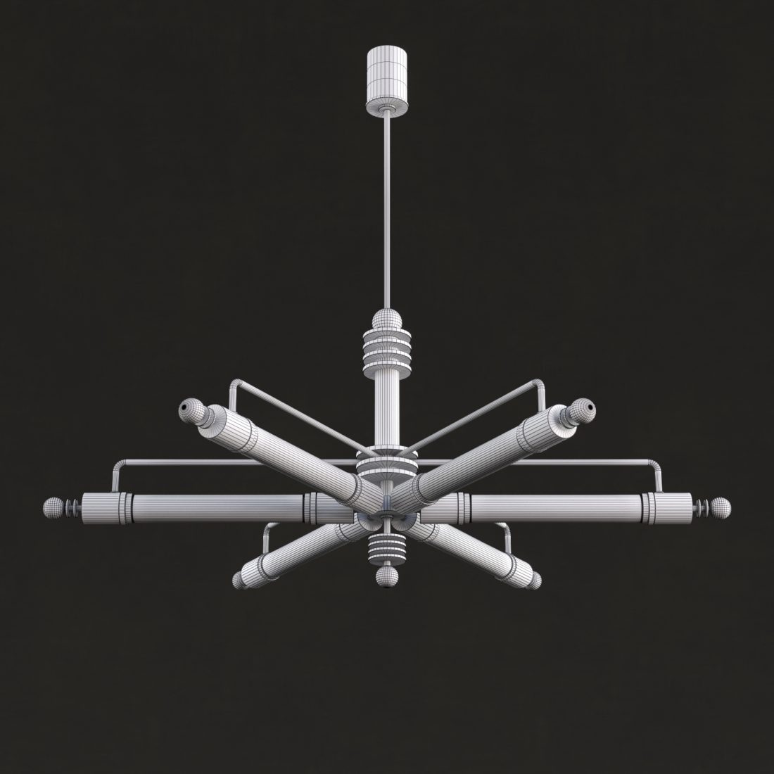 Zeitlos - Metropolis Pendant Lamp - 3D Model for VRay