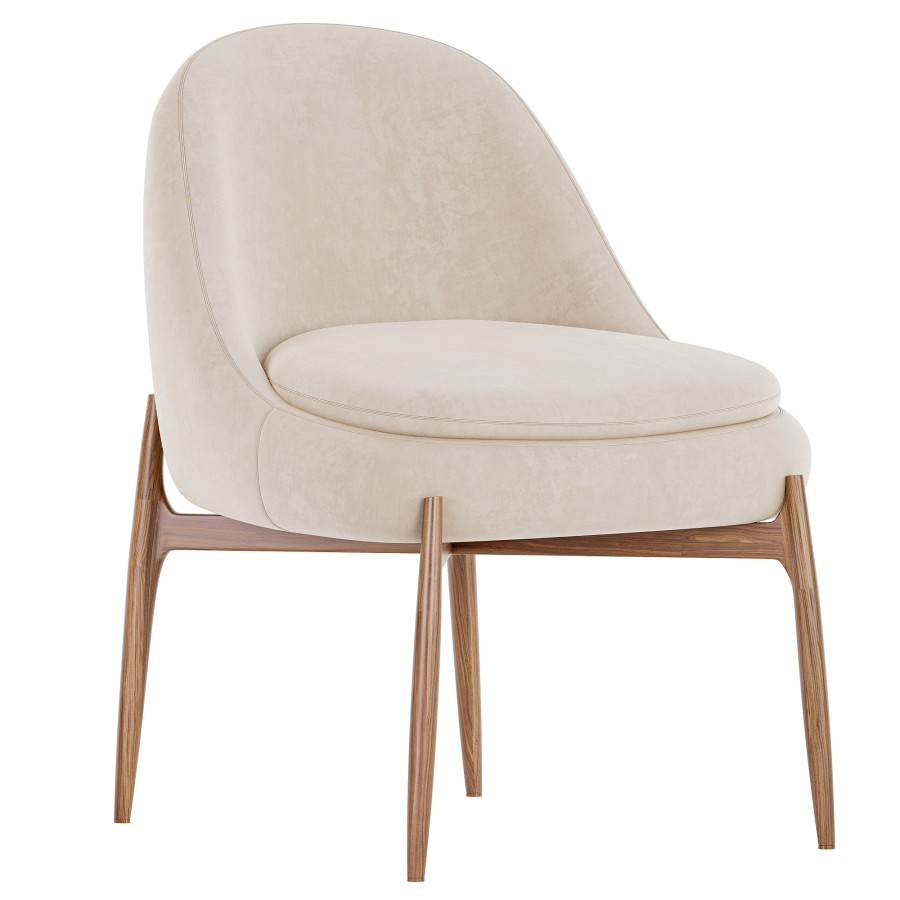 Sendai Dining Chair Minotti 3D Model for VRay, Corona | CGMood