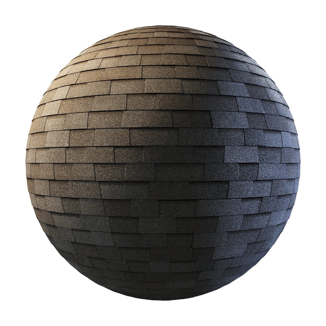Shingles Material - 3D Model for VRay, Corona, VRay