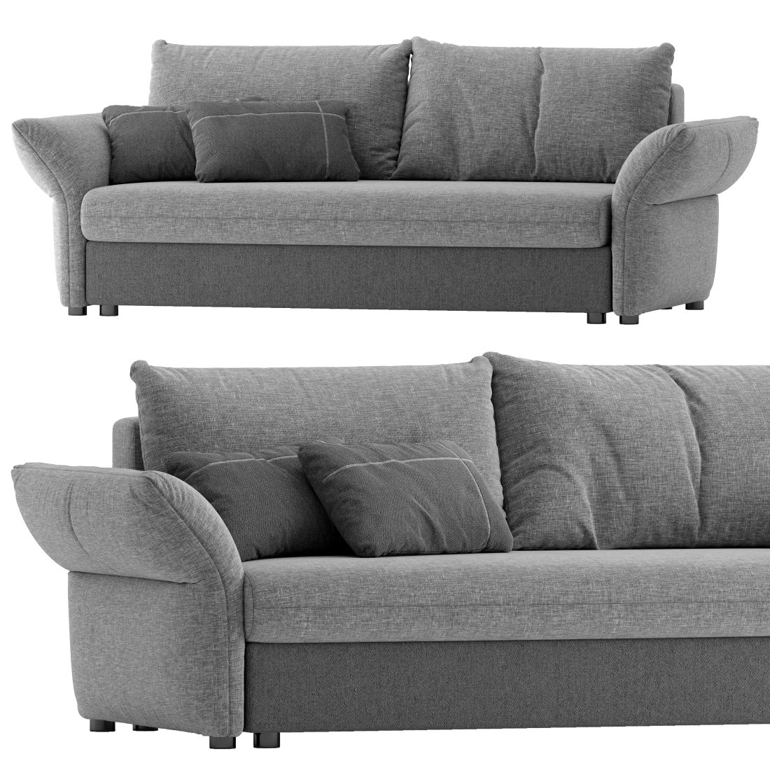 Ibiza Sofa By Mood 3D Model for VRay, Corona | CGMood