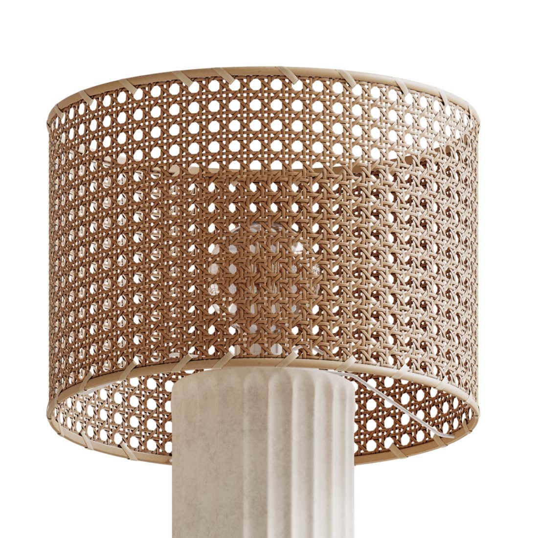 Cane Lamp Shade 3D Model for Corona | CGMood