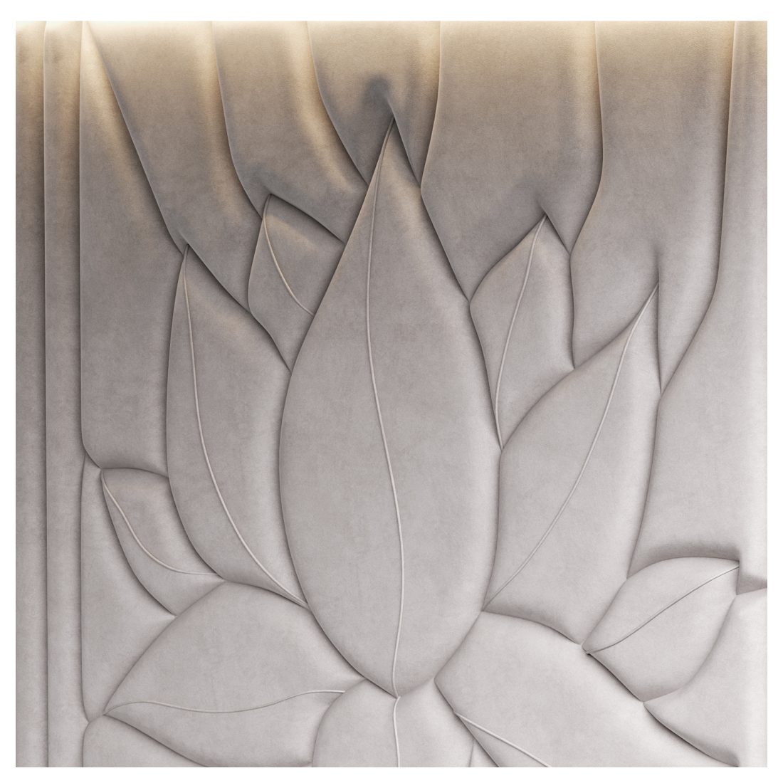 Lotus Soft Wall Panel - 3D Model for Corona