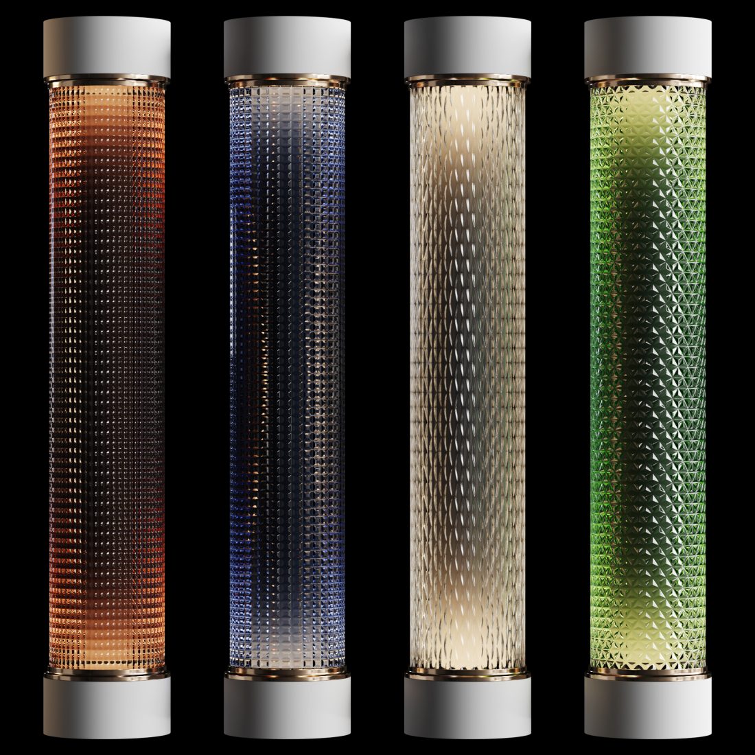 Round Columns №2 - 3D Model for Corona
