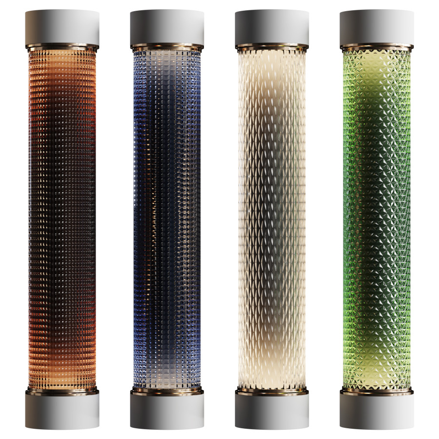 Round Columns №2 - 3D Model for Corona