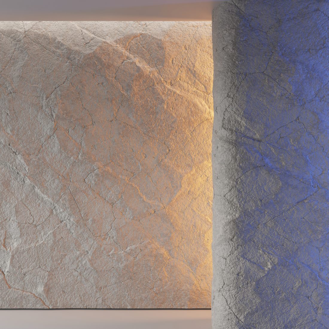 Wall Decoration Material №31 - 3D Model for VRay, Corona