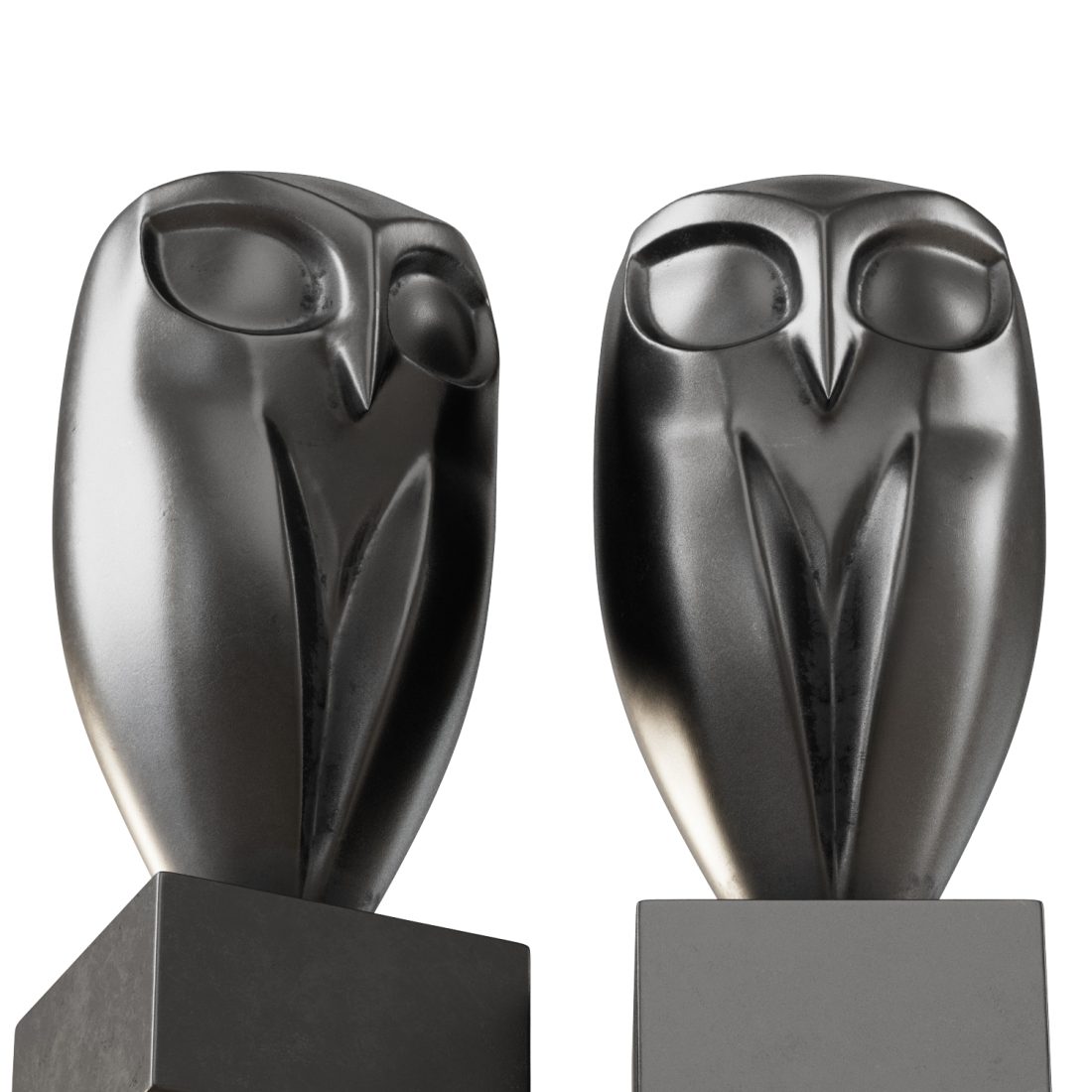 Owl Figurine - 3D Model for VRay