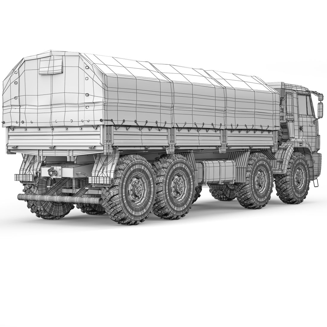 Kamaz 63501 Mustang 2016 - 3D Model for VRay