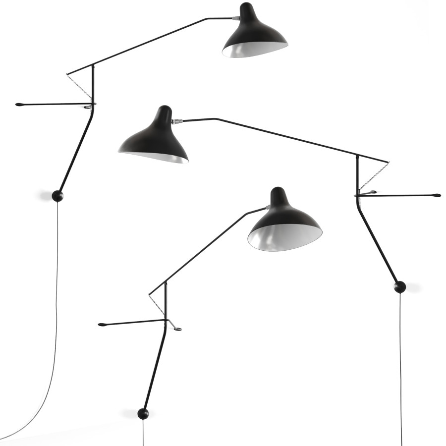 Mantis Bs2 Wall Lamp By Editions 3D Model for Corona | CGMood
