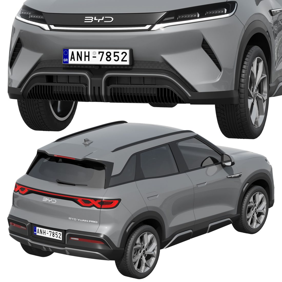 BYD YUAN PRO 2025 3D Model for Corona | CGMood