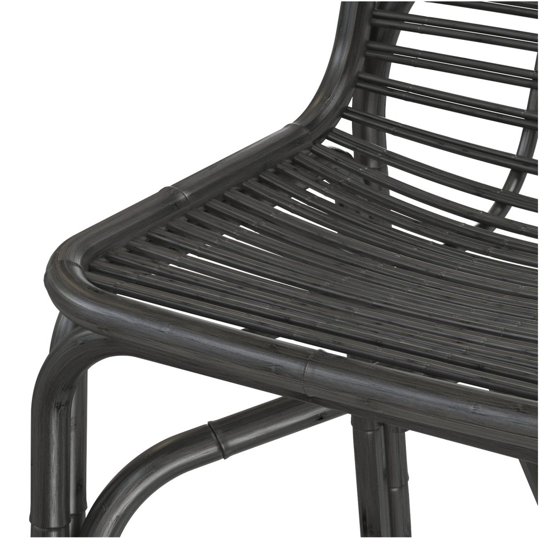 Black Peak Armchair Indoor Rattan Cane-line 3D Model for VRay, Corona ...