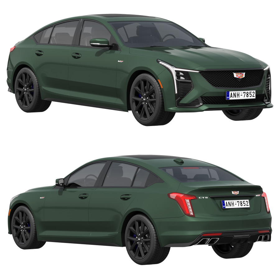 Cadillac CT5-V 2025 3D Model for Corona | CGMood