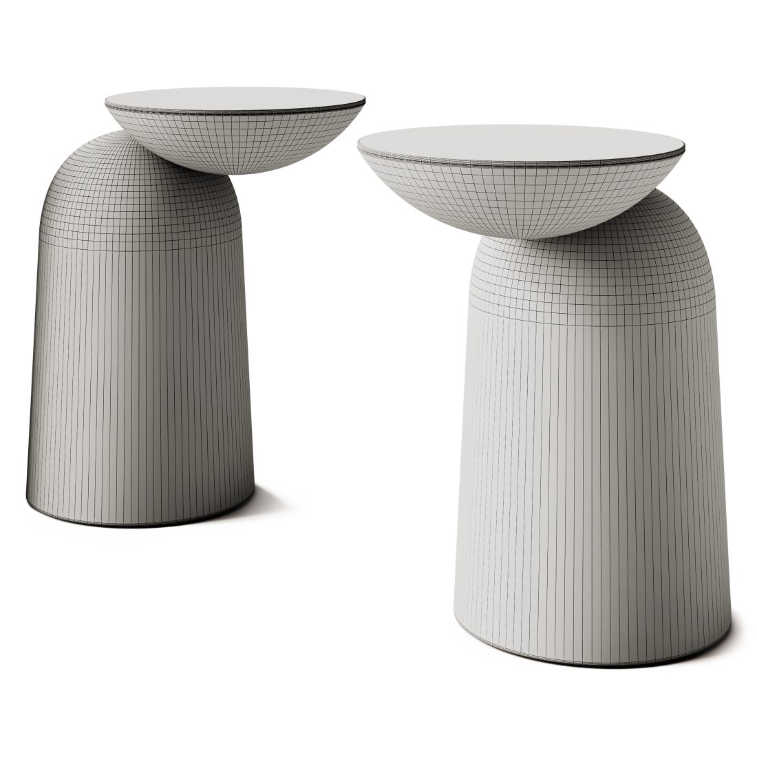 Secolo Pingu Side Table - 3D Model for Corona