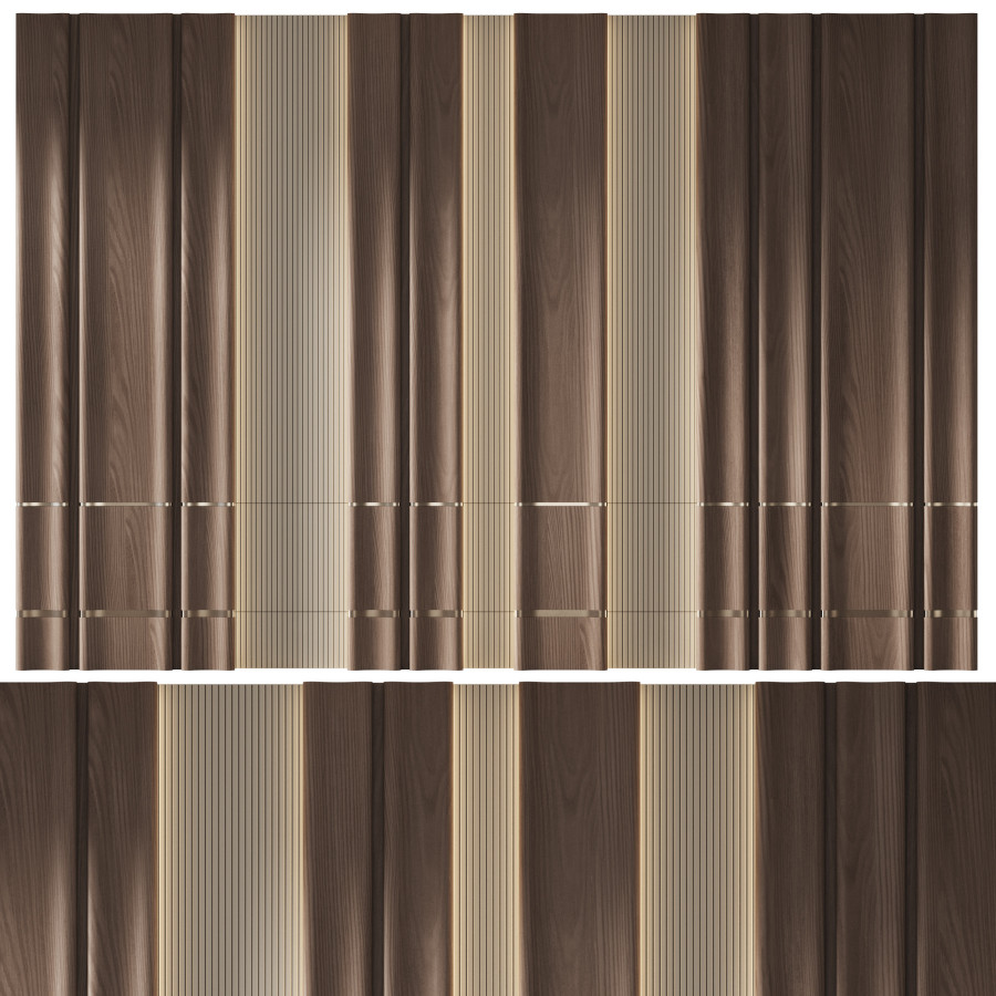 Decorative V67 Wall Panels 3D Model for VRay, Corona | CGMood